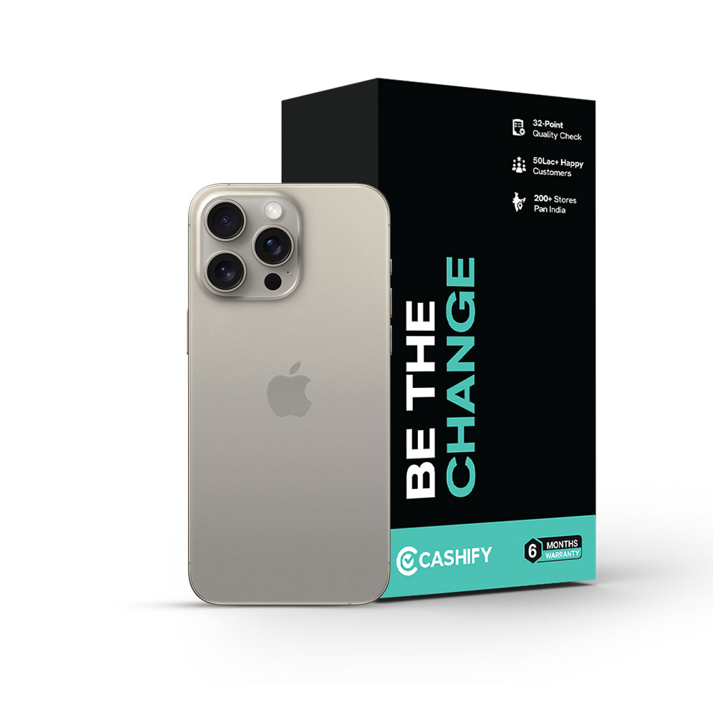 Buy Refurbished and Second Hand Apple iPhone 15 Pro Online at Cashify Store