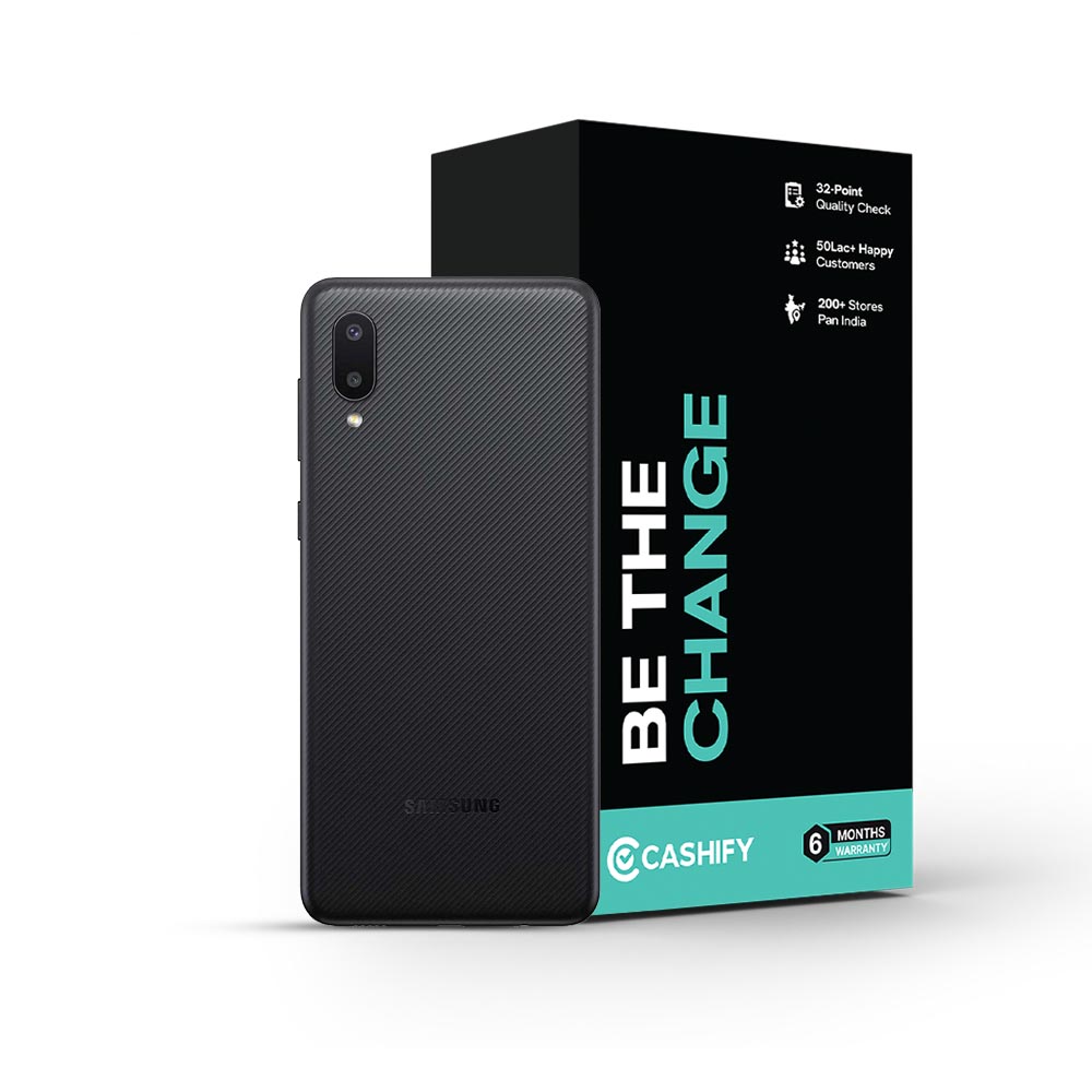 Buy Refurbished and Second Hand Samsung Galaxy M02 Online at Cashify Store